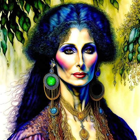 Cher Music Actress Digital Art By Bob Smerecki Fine Art America