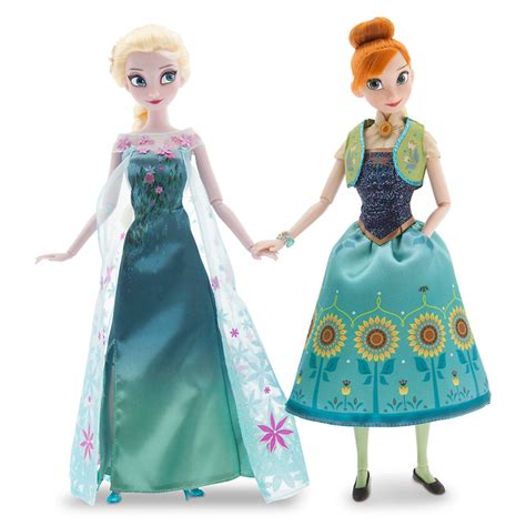 Set de muñecas Elsa y Anna de Frozen Fever Disney Store Portal de