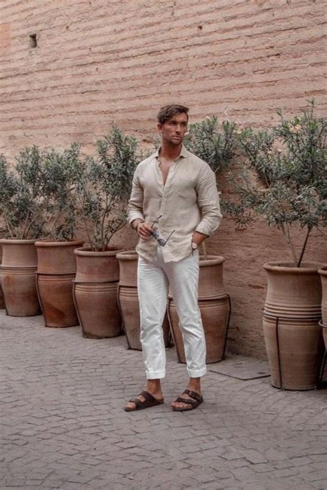 Linen Summer Outfits Mens Casual Outfits Summer Cool Outfits For Men