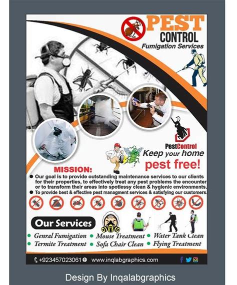 Pest Control Brochure Download Free Psd And Cdr File Pest Control