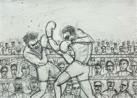 Boxing Sketch V — Dont Walk Walk Gallery