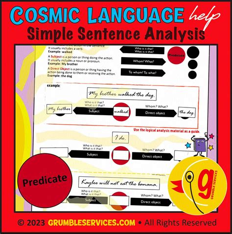 Sentence Analysis Bundle Elementary Montessori Language Help And