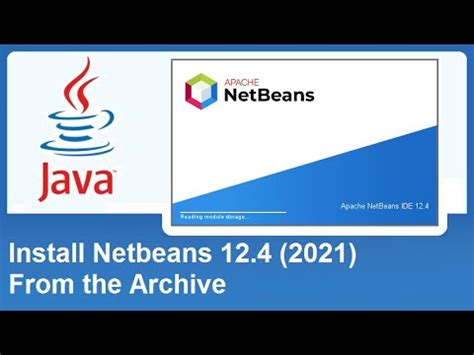Install Netbeans 12 4 Using The ZIP File And Create Your First Java Project YouTube
