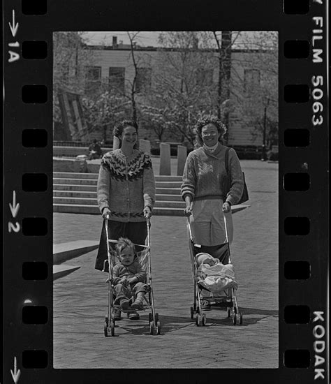 Women Pushing Strollers Digital Commonwealth