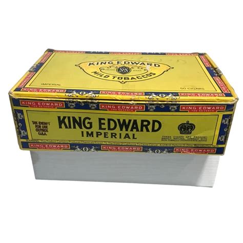 King Edward Imperial Cigar Box Americas Mildest Cigar Vintage Swisher