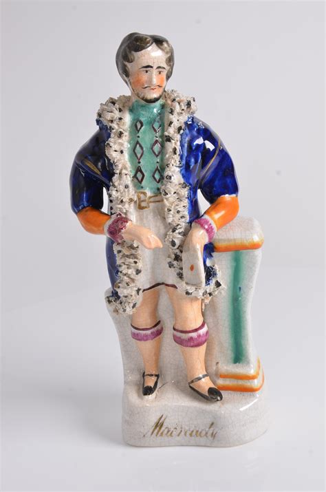 William Charles Macready Staffordshire Figures