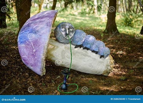Alice In Wonderland Maze Shanghai Disneyland Editorial Image