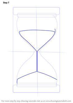 How To Draw An Hourglass Step By Step