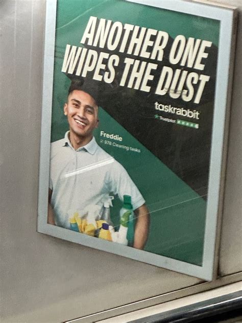 Campaign Inspiration On Linkedin Spotted On The London Tube 👀 Taskrabbit