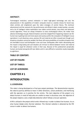 Human Detection Robot PDF