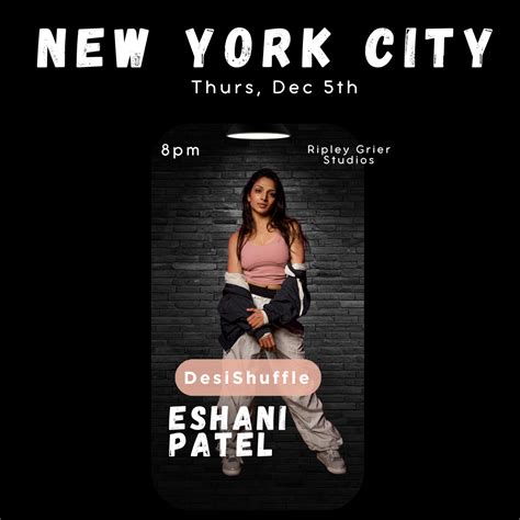 Workshops — Eshani Patel