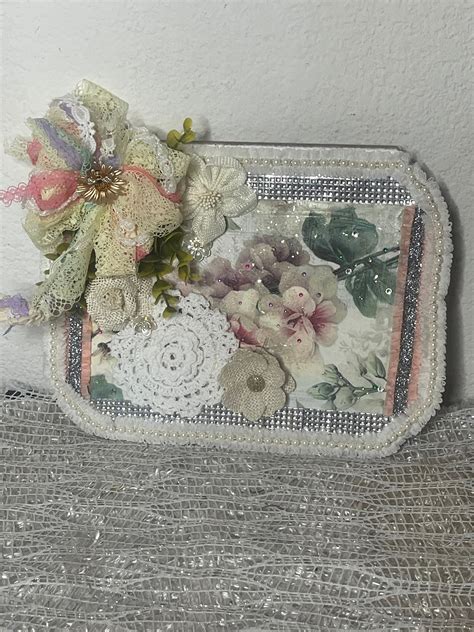 Victorian Floral Wall Hanger Etsy