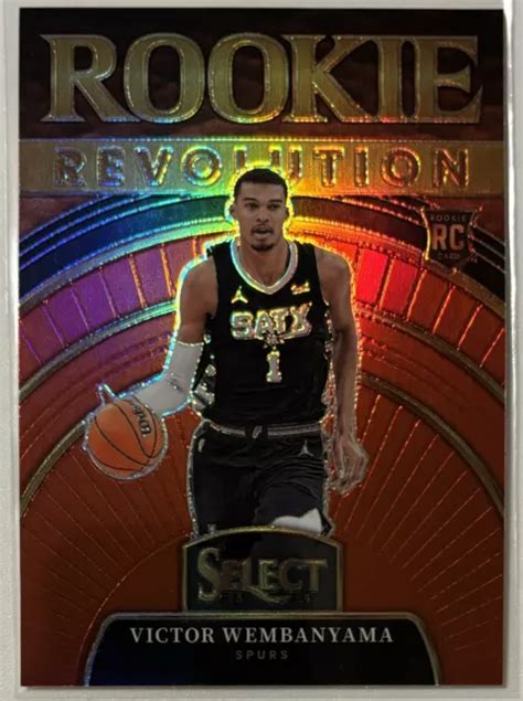 CARTA ROOKIE VICTOR Wembanyama 2023 24 Select Rookie Revolution Red