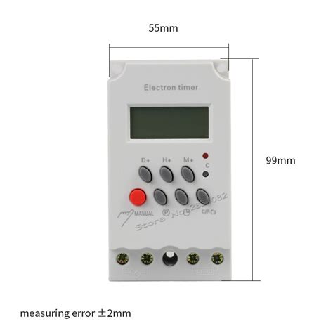 12v 110v 220v Ac 25a Digital Lcd Time Controller E Grandado