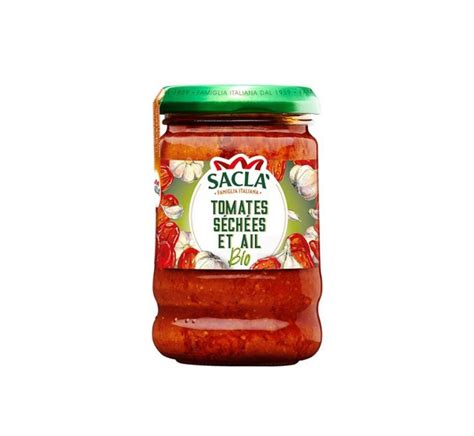 Sauce Tomates Séchées And Ail Bio 190gr Saclà