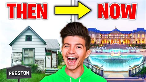 6 Youtubers Houses Then And Now Preston Unspeakable Prestonplayz