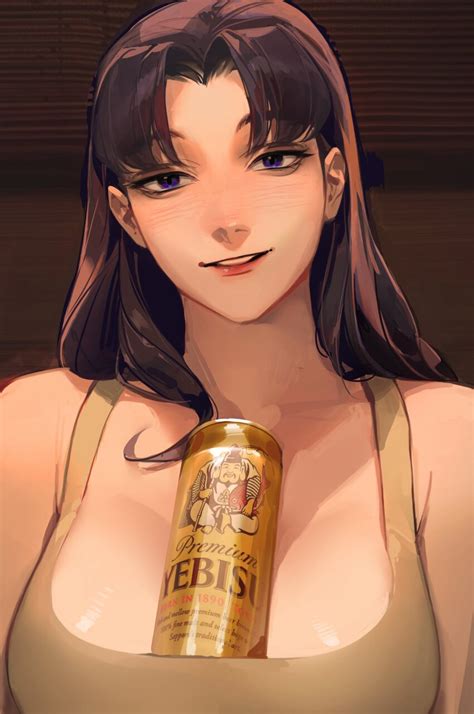 Rule 34 1girl 1girls Absurdres Alcohol Beer Beer Can Big Breasts