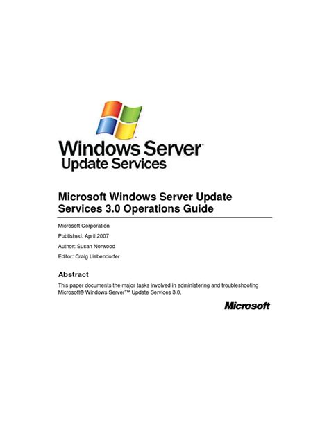 windows server update services pdf