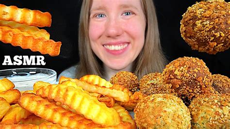 Asmr Mozzarella Cheese Balls Mukbang No Talking Eating Sounds Youtube