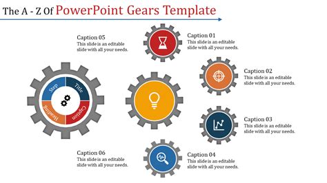 PowerPoint Gears Template For Complex Systems