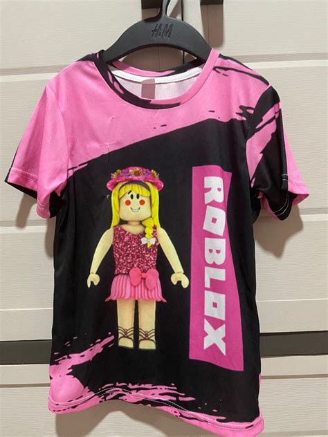 Roblox Black Pink Shirt For Girls On Carousell