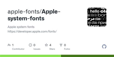 Github Apple Fontsapple System Fonts Apple System Fonts