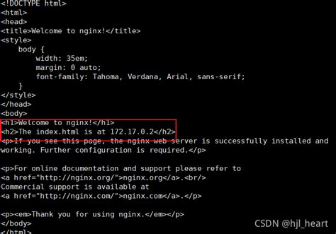 使用docker配置nginx的高可用集群主从模式docker上配置nginx主从模式集群hjlheart的博客 Csdn博客