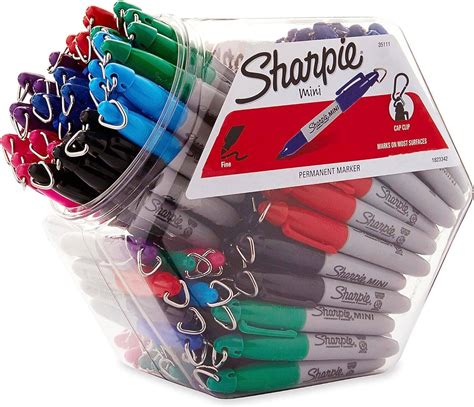 Sharpie Mini Permanent Markers Fine Point Assorted Colors 72 Count