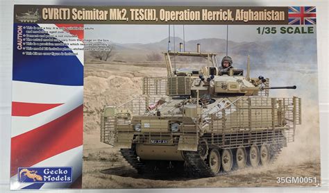 350051 Cvrt Scimitar Mk2 Tesh Operation Herrick Afghanistan Model Kit