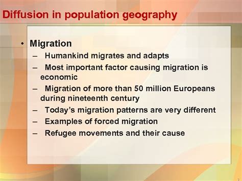 Migration And Diffusion Chapter 3 Diffusion In