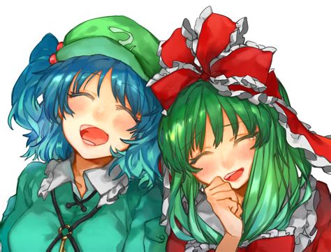 Kawashiro Nitori And Kagiyama Hina Touhou Drawn By Shidaccc Danbooru