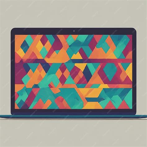 Premium Photo Colorful Background With Geometric Elements Vector Illustration