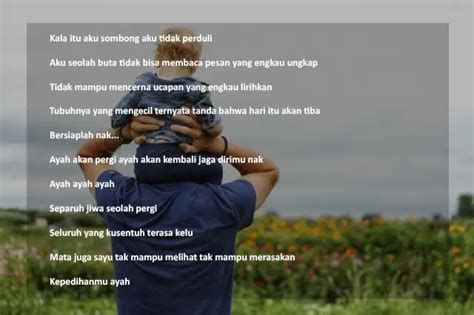 25 Contoh Puisi Ayah Beserta Penjelasan Tentang Strukturnya Baru