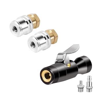 Amazon GODESON Lock On Air Chuck FNPT Closed Flow Brass Tire Chuck With Two Steel Jaws