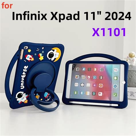 Rotating Astronaut Case For Infinix Xpad X Pad Inch X Shockproof Stand Soft