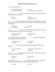 Cosc Study Guide Test Cosc Study Guide For Test Who Owns The Internet A
