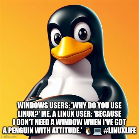 when you ask chatgpt to make you a meme about linux and it does a