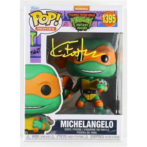 Kevin Eastman Signed Teenage Mutant Ninja Turtles 1395 Michelangelo