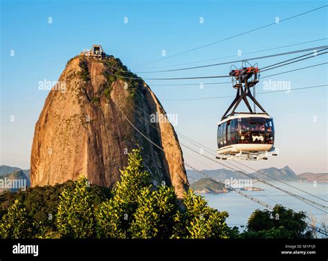 Sugarloaf Mountain Cable Car Rio De Janeiro Brazil South America