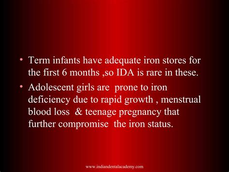 Iron Deficiency Anaemiadental Courses Ppt