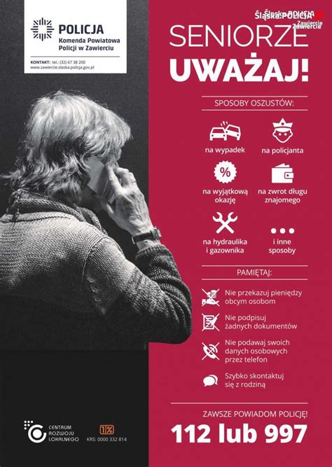 Oszustwa Na Policjanta Bądź ostrożny Wiadomości Komenda Powiatowa Policji w Zawierciu