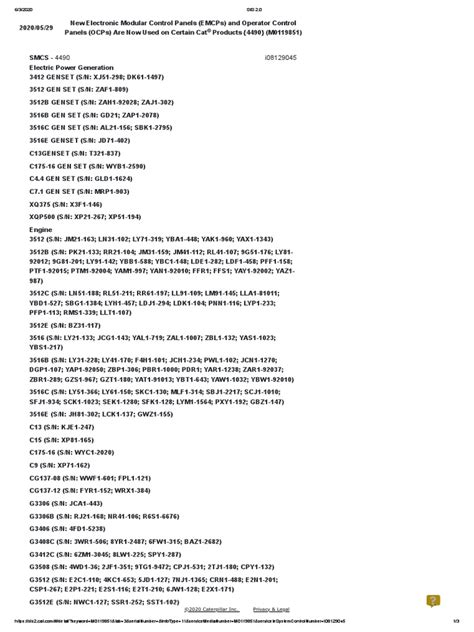 New Emcp And Ocp Panels Pdf Systems Engineering Electrical Engineering