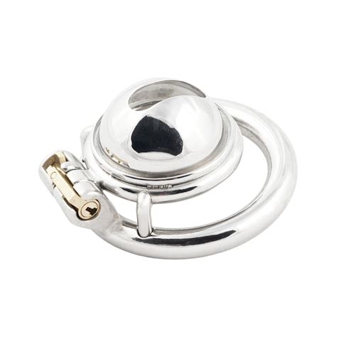 Chastity Device Short Stainless Steel Cock Cage Easy To Wear Male Game