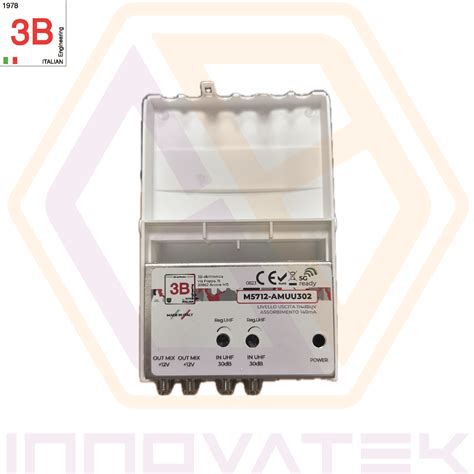 GB Innovatek AMUU B Elettronica AMPLIFICATORE DA PALO INGRESSI UHF DB USCITE