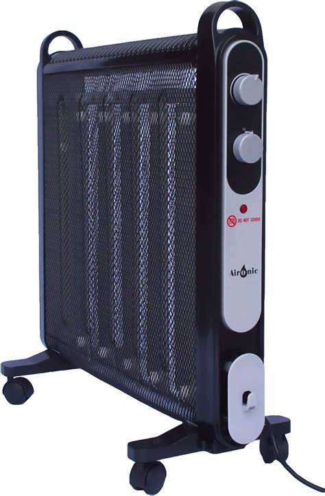 Black 2000w Electric Mica Convector Panel Heater Rbh Joseph Ltd