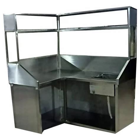 Silver Stainless Steel Juice Display Counter At 68000 In Dehradun