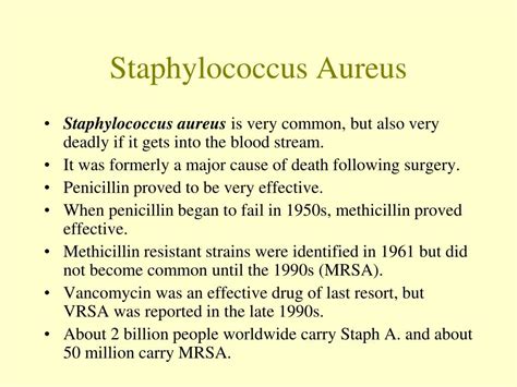 Staphylococcus Aureus Symptoms