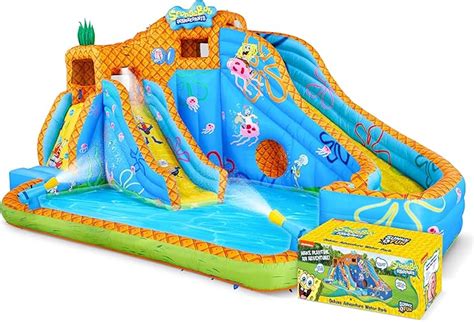 Sunny And Fun Spongebob Deluxe Adventure Inflatable Water