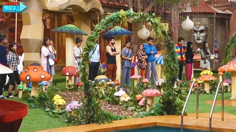 Bigg Boss 16 Live Ghar Me Aaya Anokha Task Mushrooms Aur Fulon Se