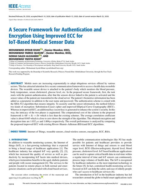 Pdf A Secure Framework For Authentication And Encryption Using